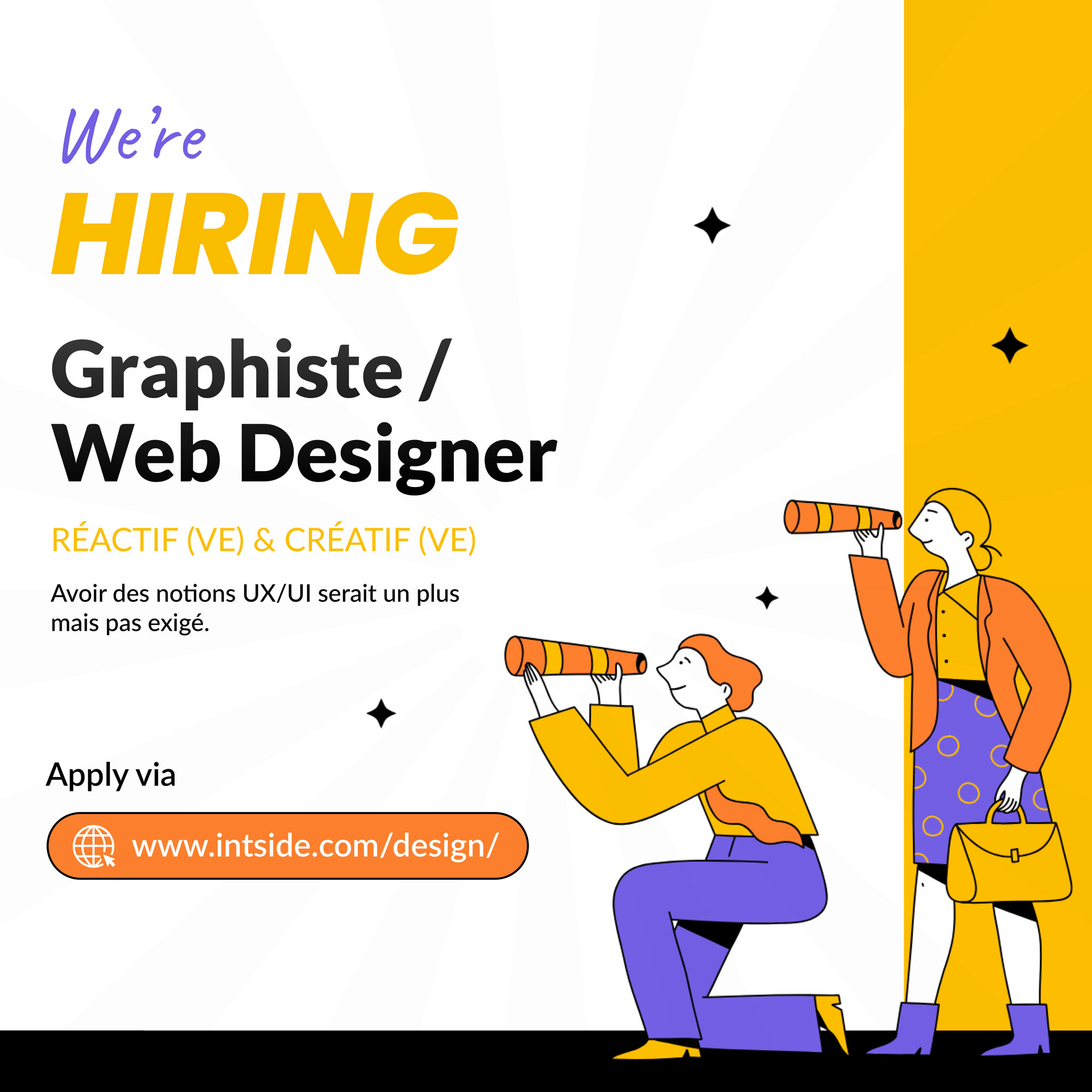 Graphiste / Web Designer - Intside