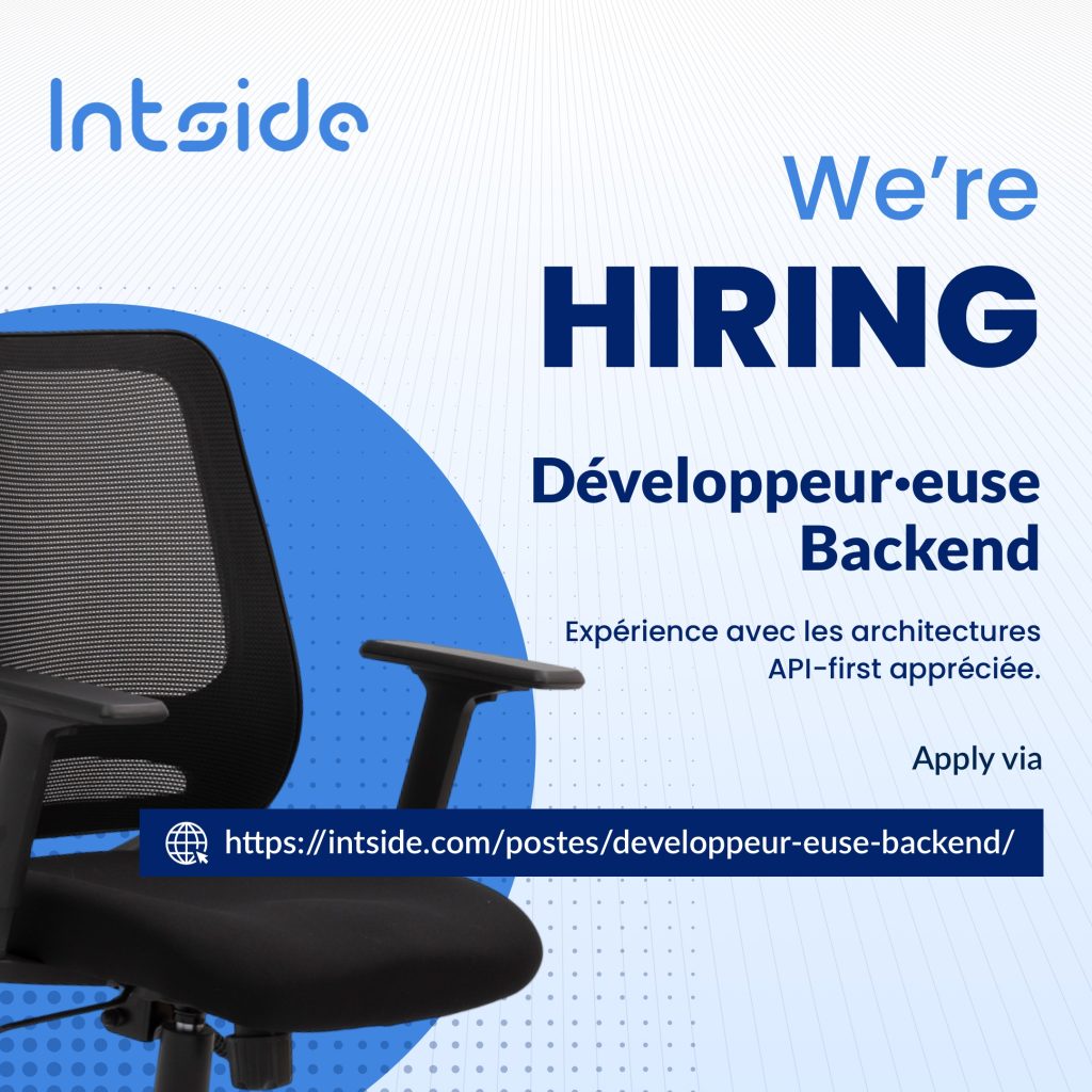 Développeur·euse Backend - Intside